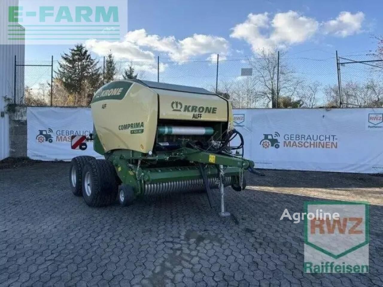 Krone comprima f125 xc balirka za četvrtaste bale