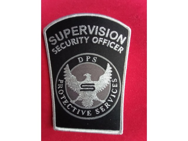 AMBLEM DPS DIPLOMATIC SECURITY SERVICES - SUPERVISION S