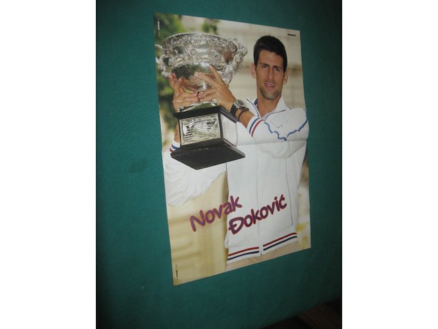 Poster (dvostrani) Novak Đoković, Adele