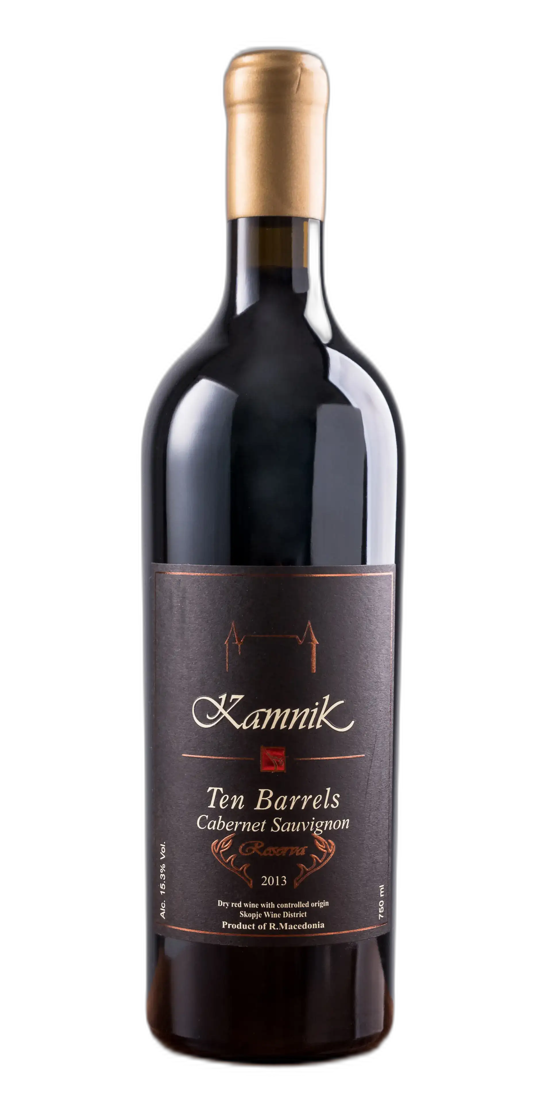 Cabernet sauvignon ten barrels Kamnik 0.75 l