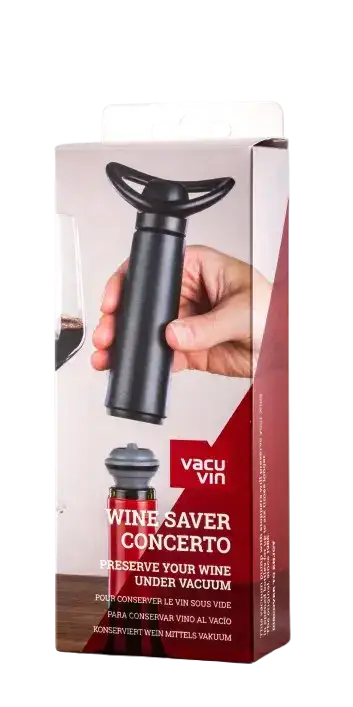 Vacu Vin Pumpica za vino crna (2 zatvaraca) 0.75 l