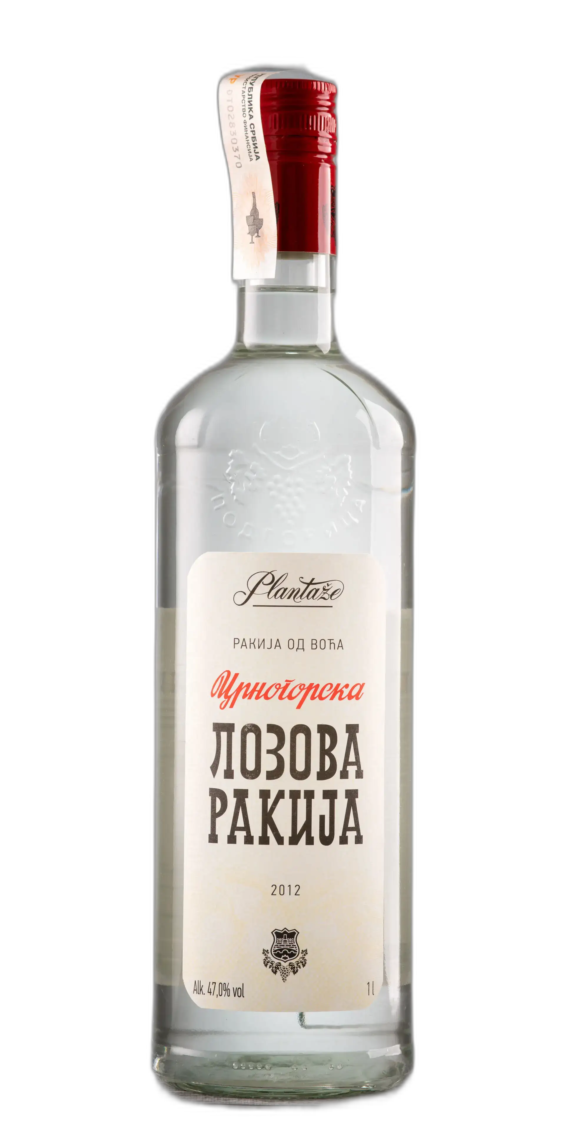 Lozova rakija Plantaze 1.0 l