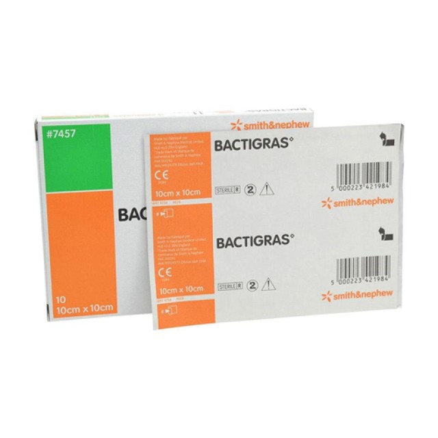 BACTIGRAS KOMPRESE 10X10CM