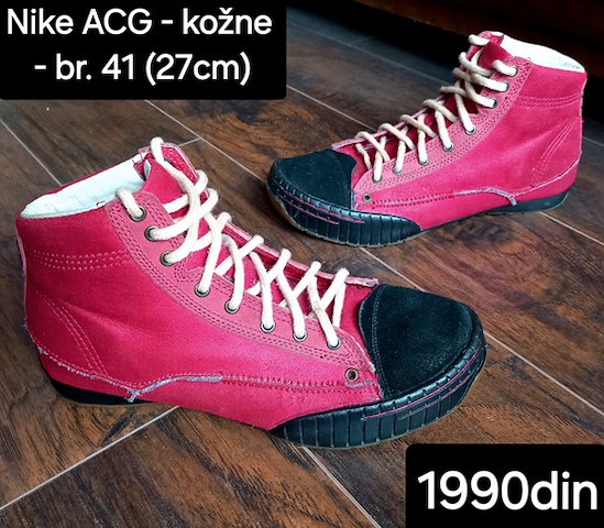 Nike ACG patike kožne crvene br. 41 - ORIGINAL