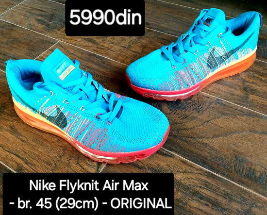 Nike Flyknit Air Max patike br. 45 - ORIGINAL