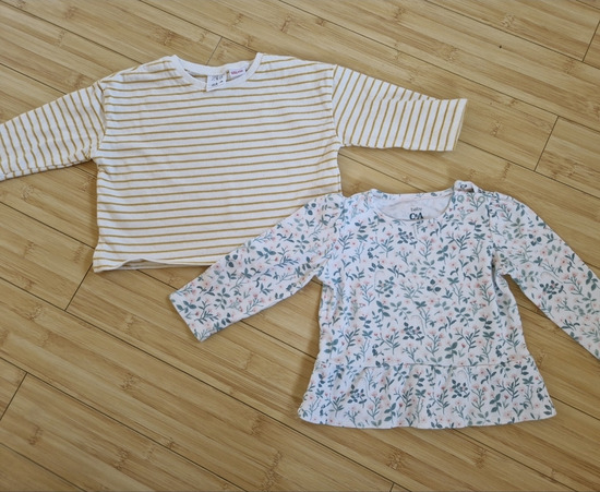 2 majice za bebe vel.86 zara,C&A