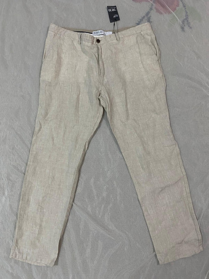 Primark lanene pantalone sa etiketom w38 l30