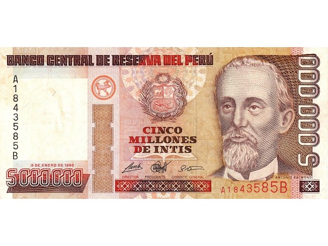 5000000 Intisa 1990.