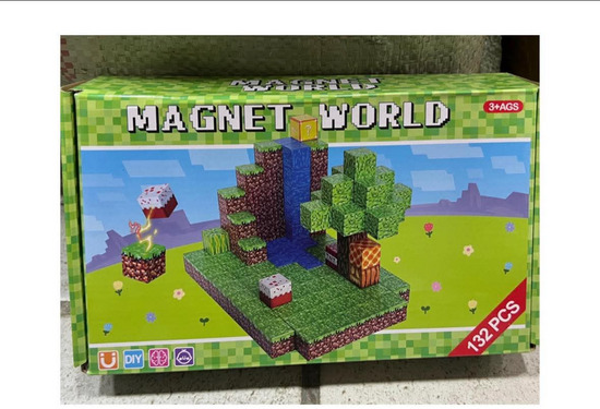 Minecraft set magnetskih kocki 132kom - novo