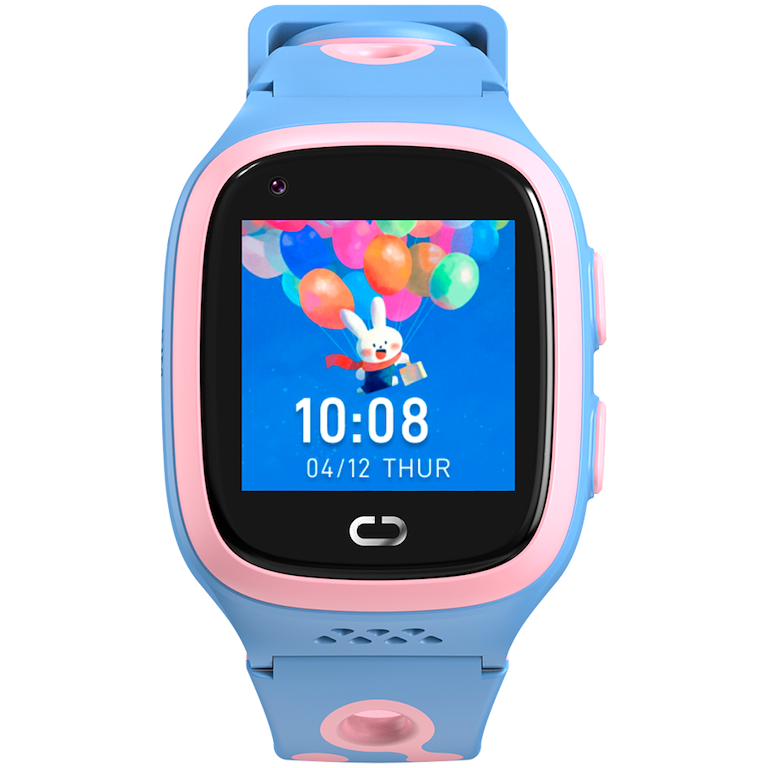 CANYON KIDS WATCH ZEFIR KW-49 E-SIM 4G GPS WIFI VIDEO MUSIC GAMES ENGLISH LEARNING, PINK&BLUE