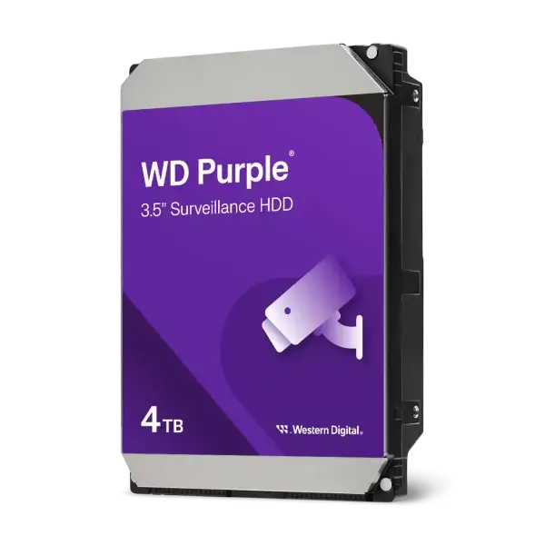 HARD DISK 4TB SATA3 WESTERN DIGITAL CAVIAR 64MB WD44PURZ PURPLE