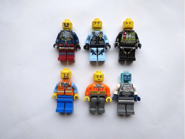 LEGO Lot od 6 mini figurica
