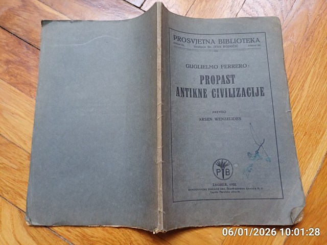 FERRERO, PROPAST ANTIKNE CIVILIZACIJE