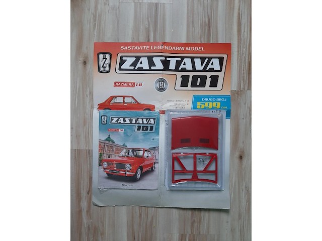 Zastava 101 1:8 – Broj 2 (Hachette) NEKORIŠĆENO