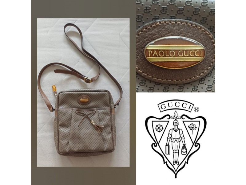 Original Paolo Gucci -luksuzna vintage torbica, RETKOST