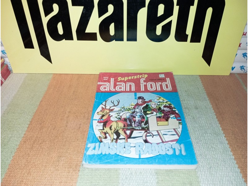 ALAN FORD - broj 404 (VRLODOBRO-ODLIČNO OČUVAN STRIP)
