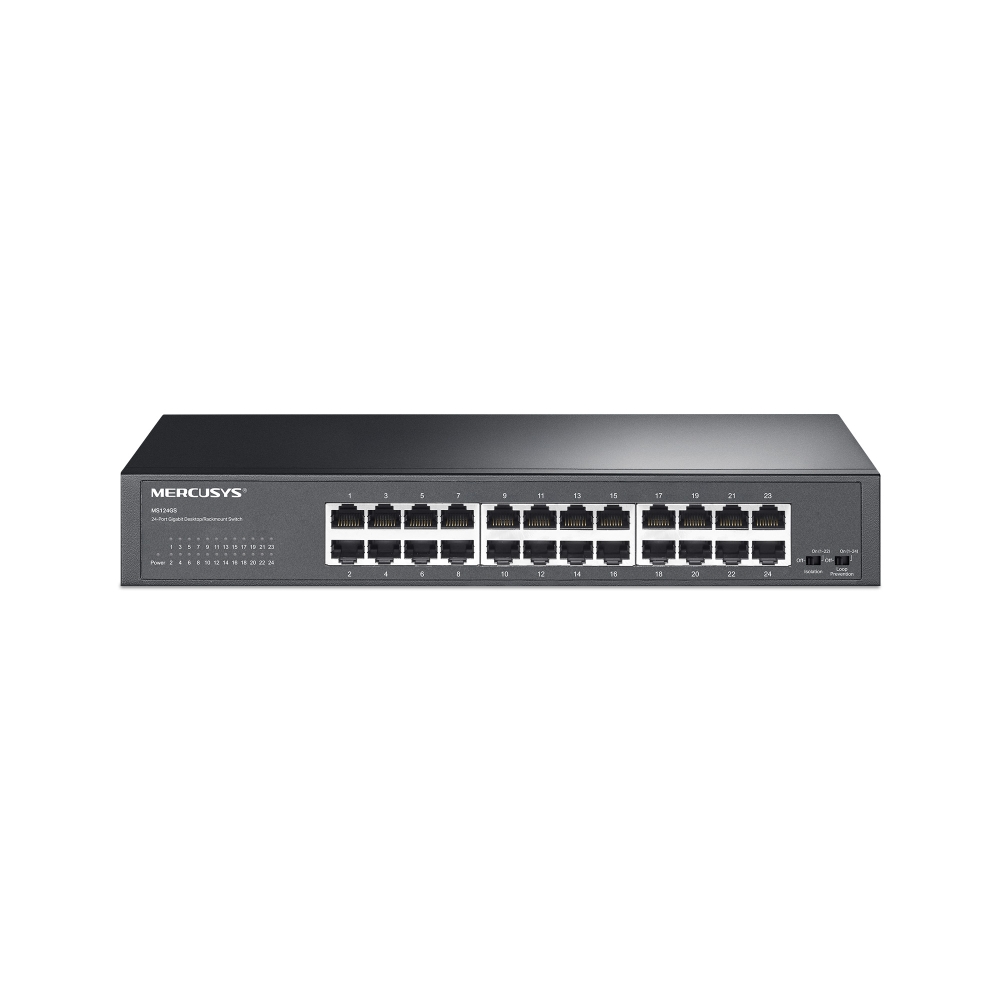 MERCUSYS MS124GS(UN) 24-Port Gigabit Desktop/Rackmount Switch