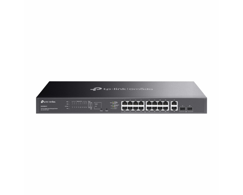 TP-LINK ES220GMP(UN) Omada 20-Port Gigabit Easy upravljivi Switch sa16-Port PoE+
