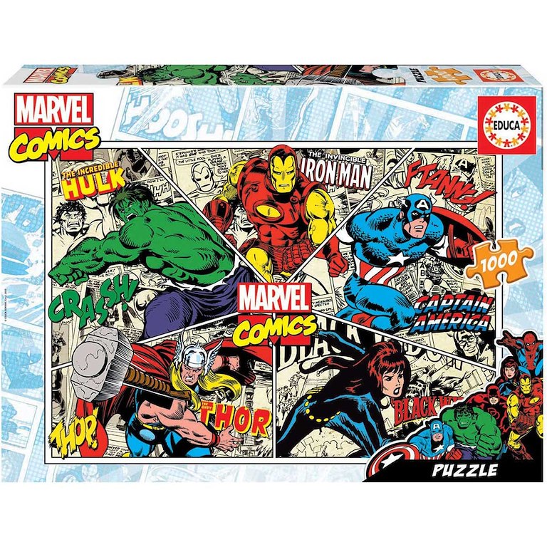 Educa Puzzle 1000 pcs Marvel Comics 18498
