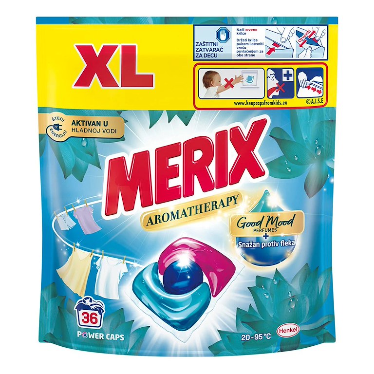 MERIX LOTUS KAPSULE ZA PRANJE VESA 432G 36WL
