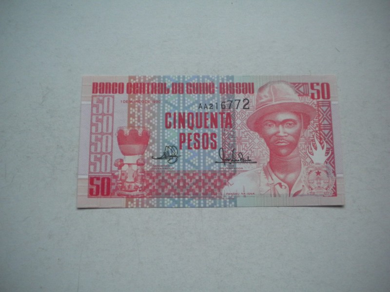 50 PESOS 1990 UNC - GVINEJA BISAO