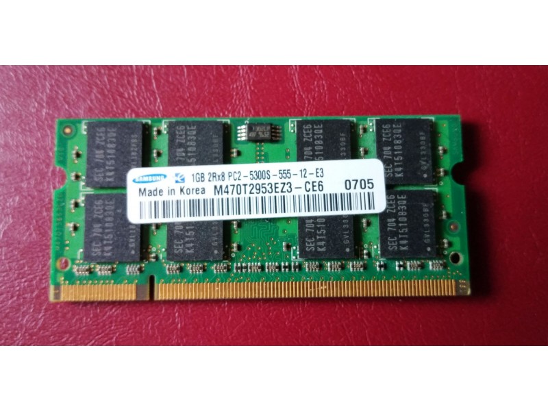 1 GB DDR2 PC5300 667 MHz