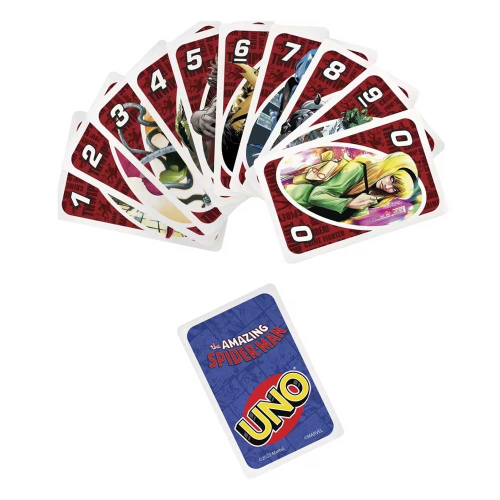 Board Game Mattel UNO - The Amazing Spiderman - Card Game