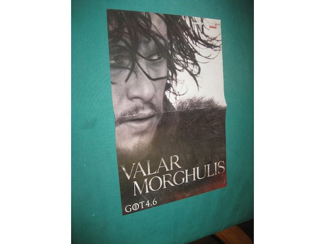 Poster (dvostrani) Game of Thrones `Valar Morghulis`, K