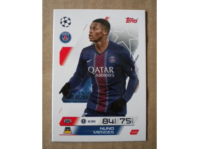 Kartica broj 230 `Topps Match Attax 2025-2026`