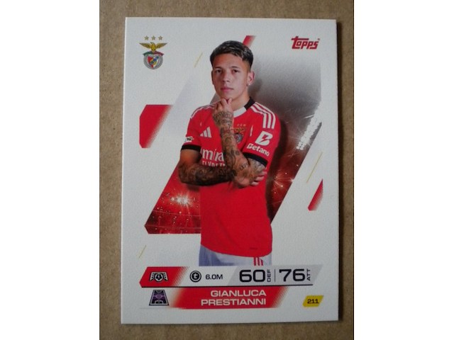 Kartica broj 211 `Topps Match Attax 2025-2026`