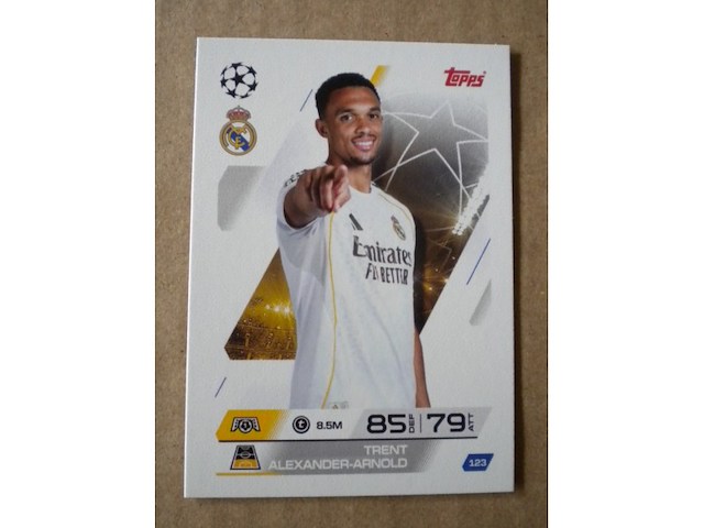 Kartica broj 123 `Topps Match Attax 2025-2026`
