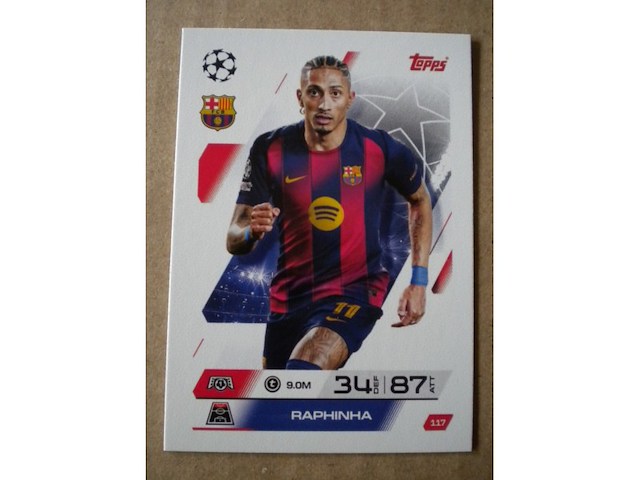 Kartica broj 117 `Topps Match Attax 2025-2026`