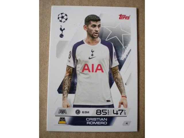 Kartica broj 4 `Topps Match Attax 2025-2026`