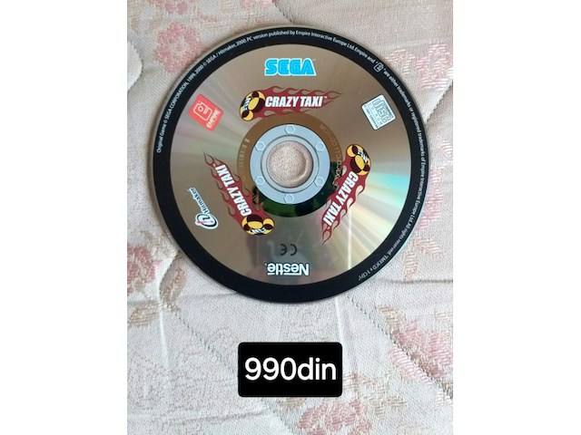 Sega Crazy Taxy Nestle CD Rom igrica