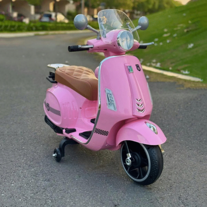Vespa roze na akumulator kožno sedište 25001