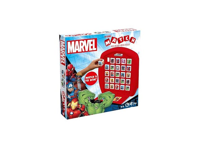 Društvena igra za decu - Top Trumps Match: Marvel