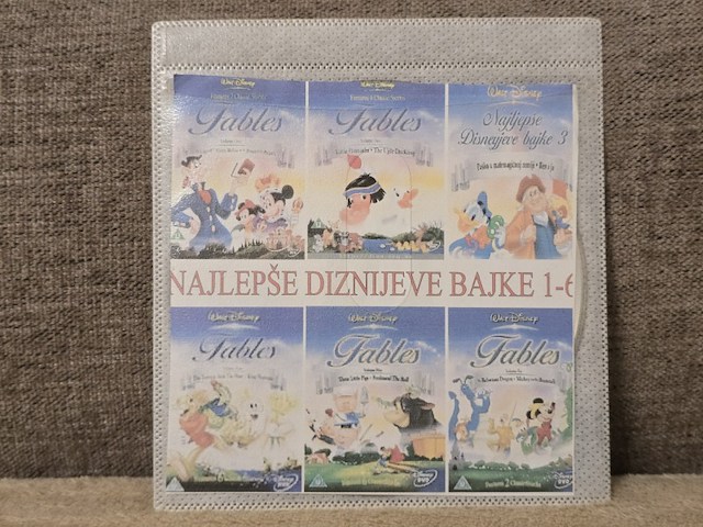 DVD Najlepše Diznineje bajke 1-6