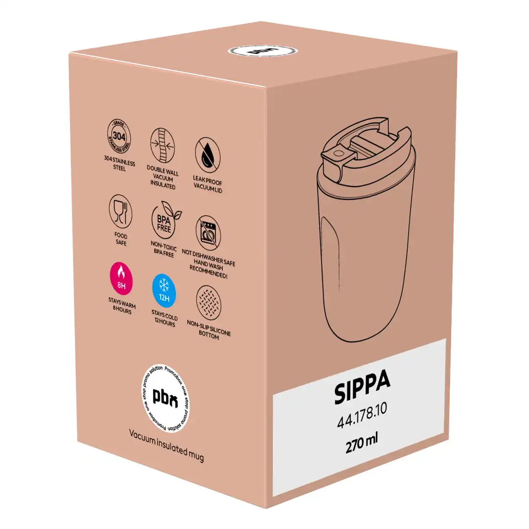 SIPPA - 44178 
                Termos šolja, 270 ml