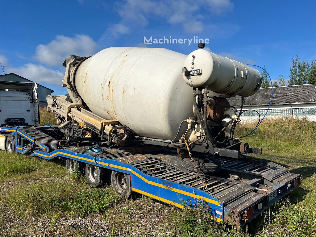 Saraka 9m3 + remote + HYDRAULIC PIPE bubanj mešalica za beton