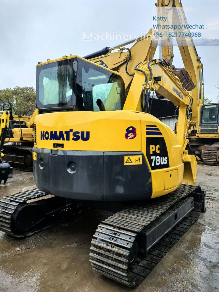 Komatsu PC78US-8 mini bager