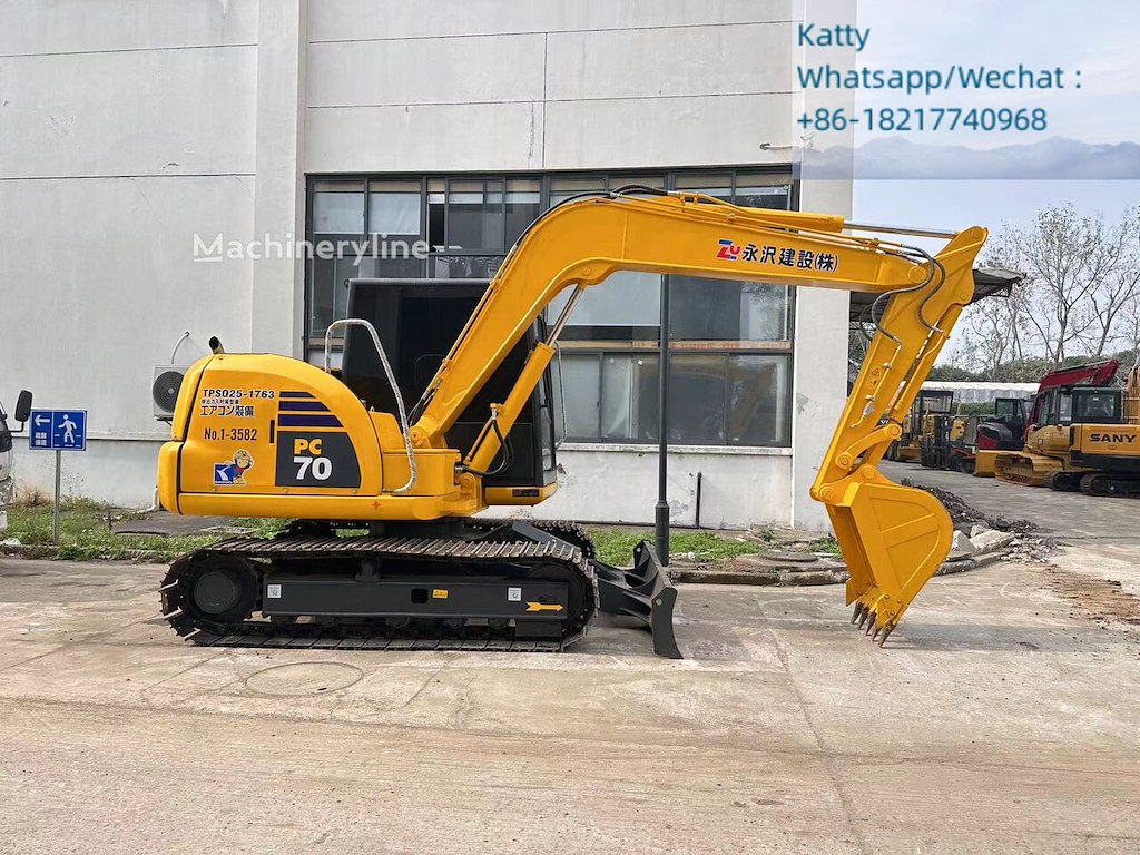 Komatsu pc70-8 mini bager