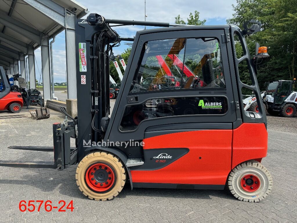 Linde E 50 HL 01 električni viljuškar