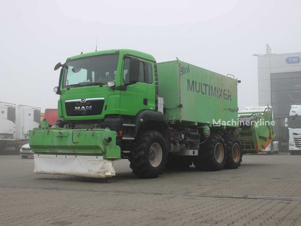 MAN TGS 18.480 6X6 + AMAG multimixer MFT3-19AIO + WIRTGEN WS 250 stabilizator tla
