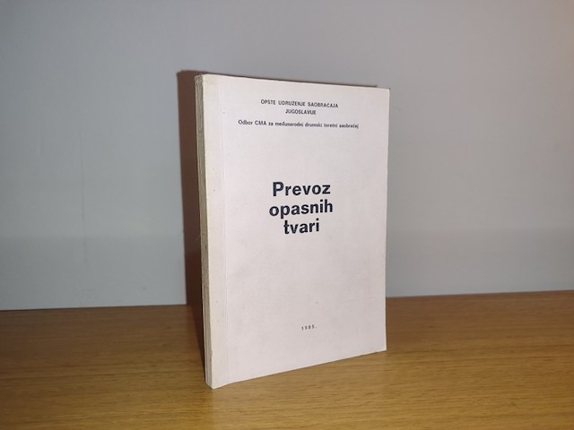Milan Svetek - Prevoz opasnih tvari