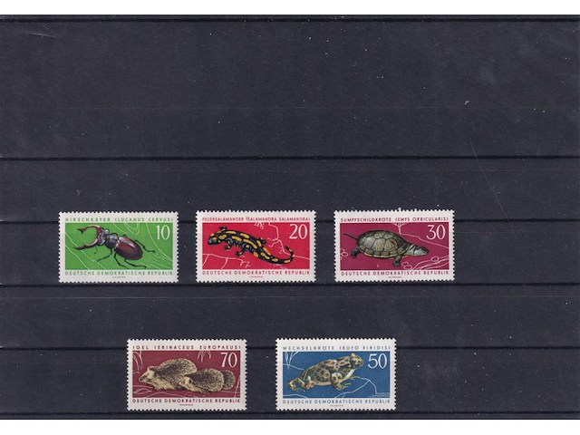 DDR 1963 Fauna