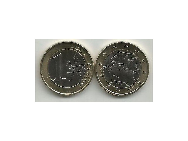 LITVANIJA Lithuania 1 euro 2015. UNC