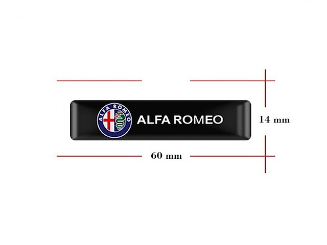 Alfa Romeo stikeri veći