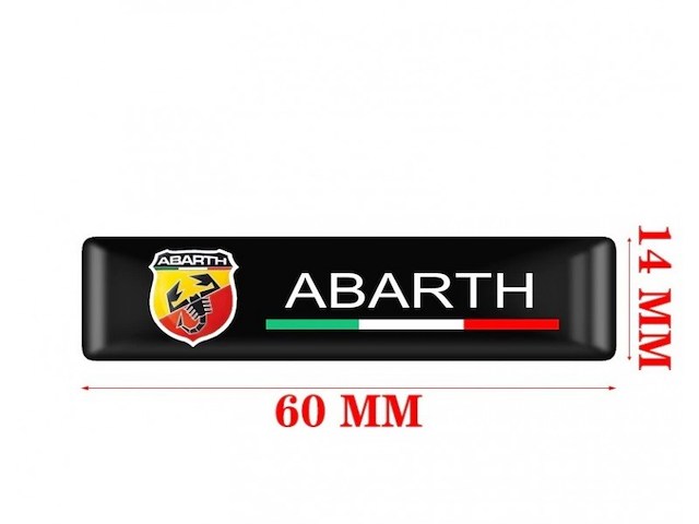 Abarth stikeri veći
