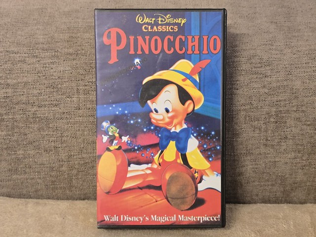 VHS kaseta Pinokio Dizni