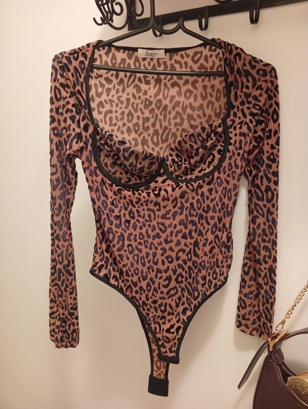 Leopard bodi Izzy – dugi rukav - Brend: Izzy - Model: bodi sa dugim
